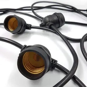 Bundle Kit Festoon Lights | 100cm Spaced Bulbs | Flush Mount Style ...