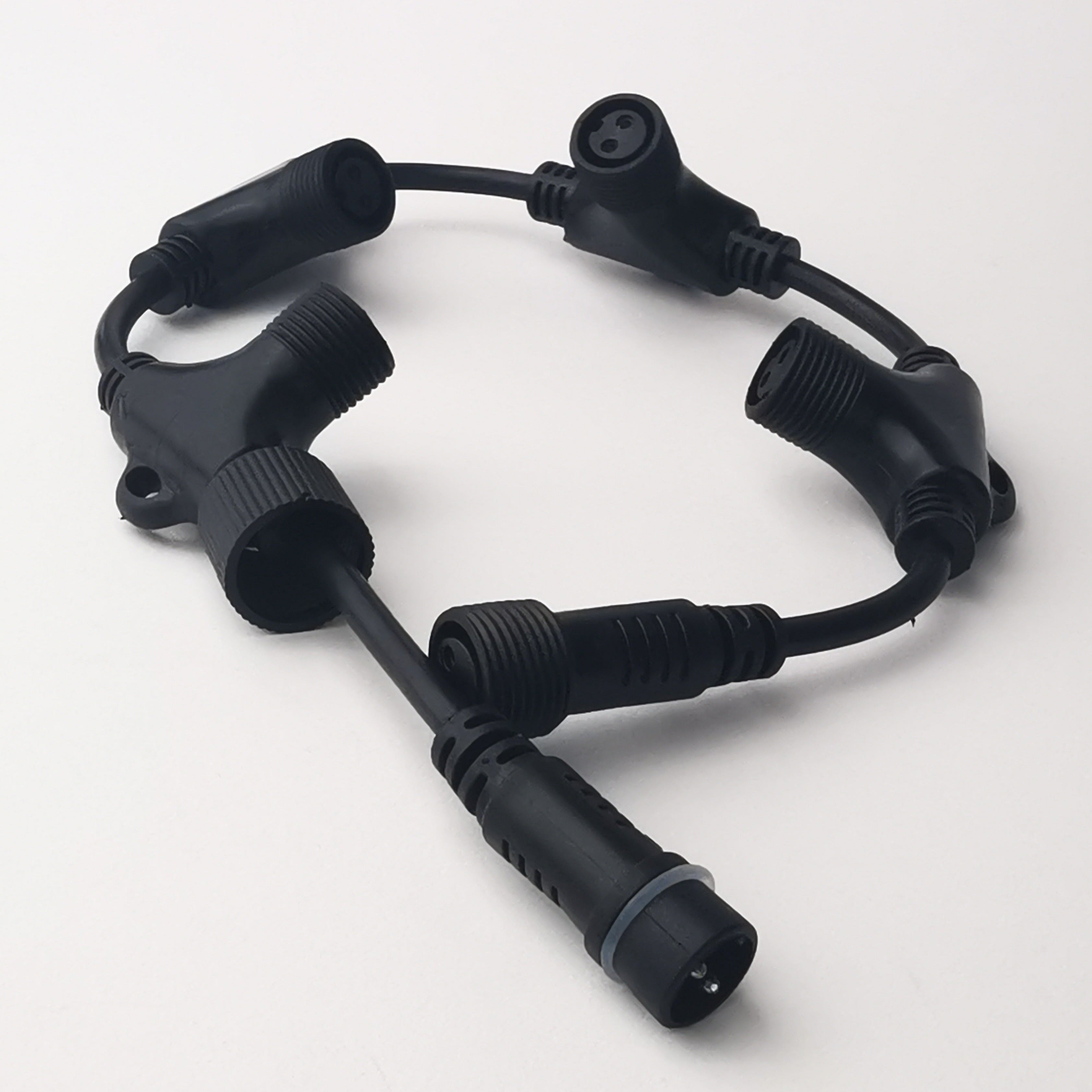 4 Ports Connector | String Lights | Black – Love Your Lights