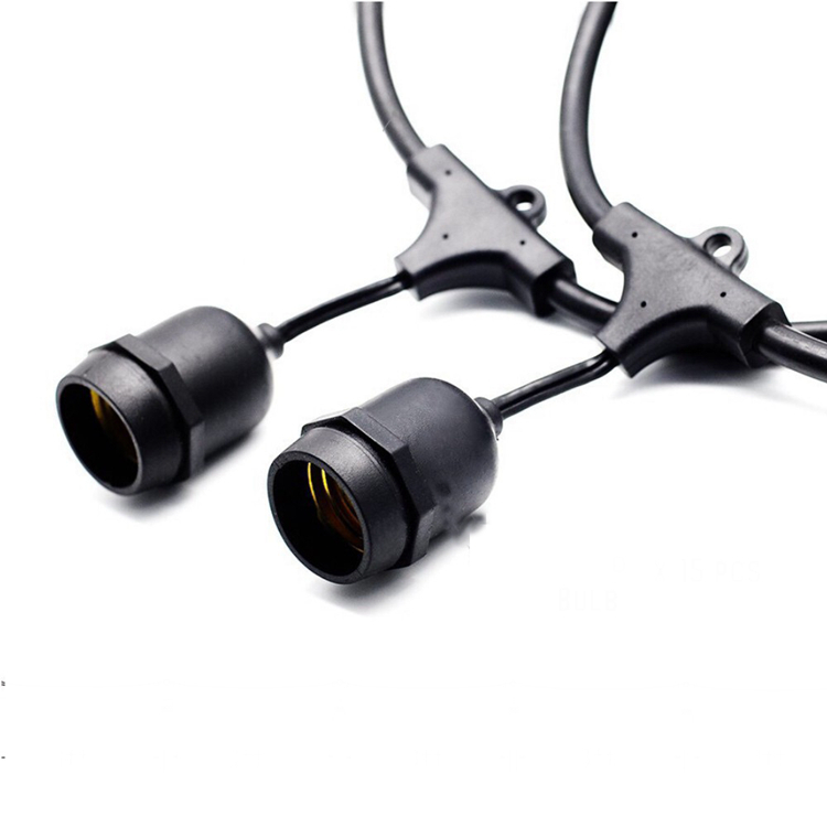 10m Festoon Light String | 10 Lamp Bases | Drop Hang – Love Your Lights