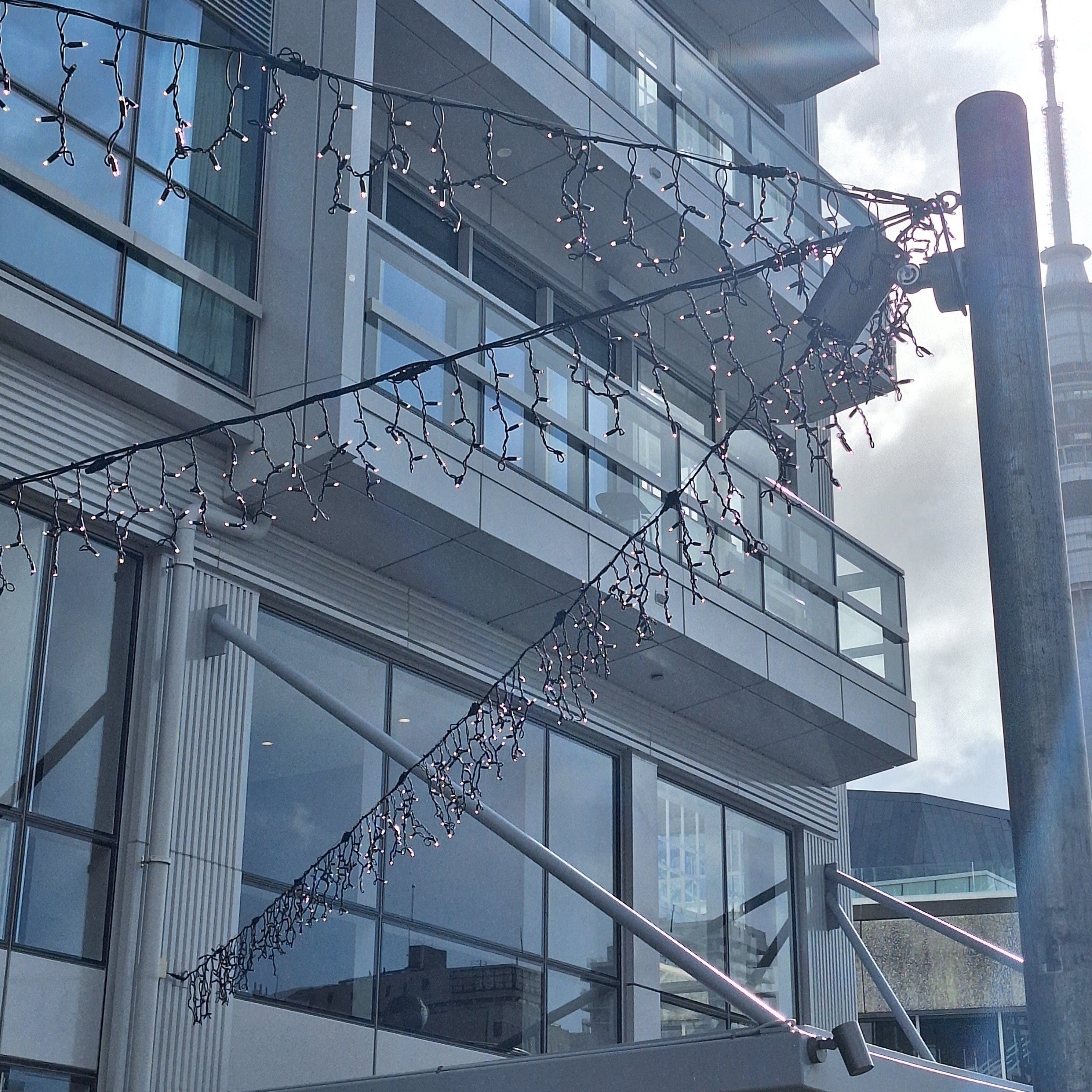 Indoor & Outdoor Fringe Fairy Lights | 3m Black Rubber Cable Connectab ...